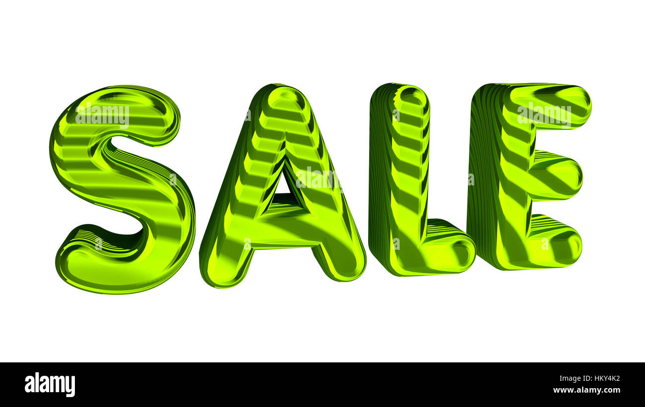Sale symbol. 3D render isolated on the white Stock Photo - Alamy