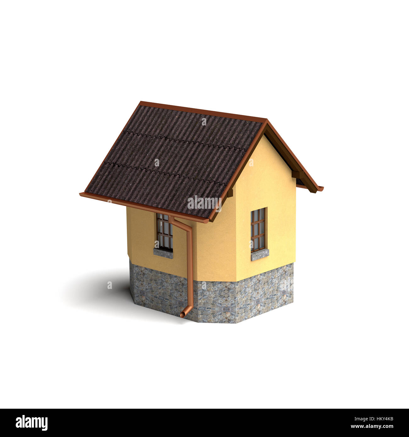 Rendering house Cut Out Stock Images & Pictures - Alamy
