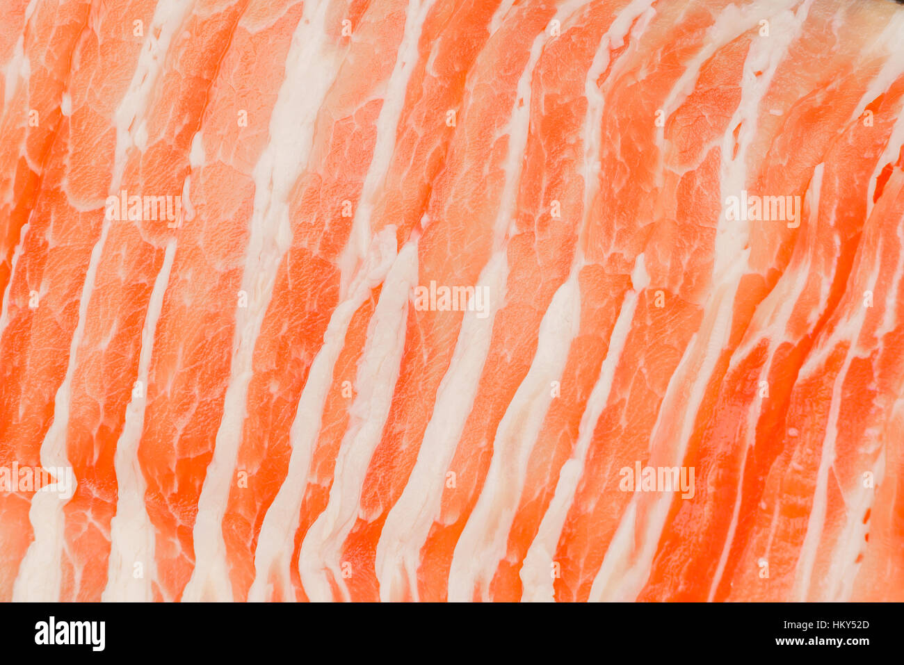 Close up of Slide raw pork Stock Photo - Alamy