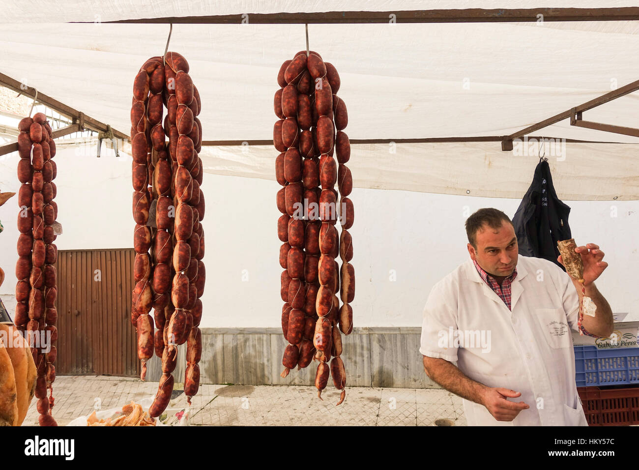 Hanging Chorizo High Resolution Stock Photography and Images - Alamy
