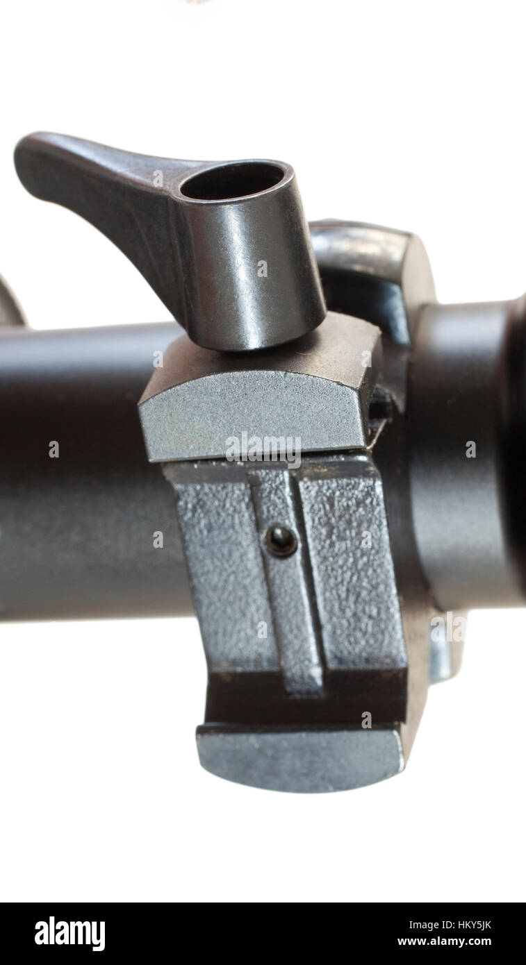 Mount with levers that is used to quickly attach a rifle scope Stock ...