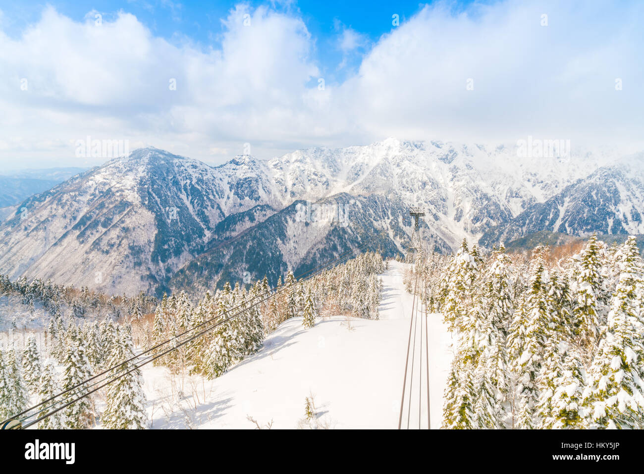 Shinhotaka Ropeway Takayama Gifu, Japan Stock Photo - Alamy