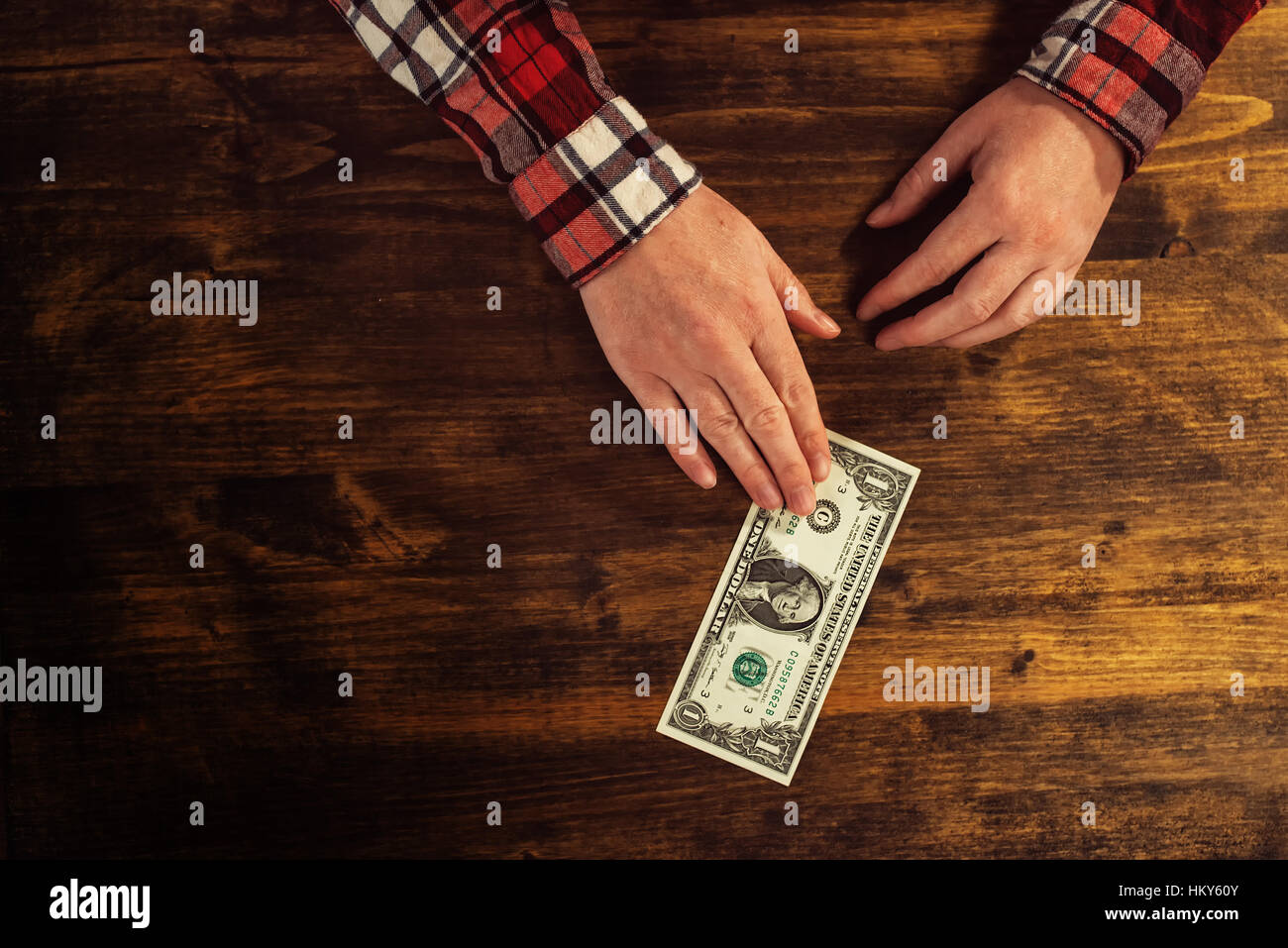 One Dollar Tip High Resolution Stock Photography and Images - Alamy
