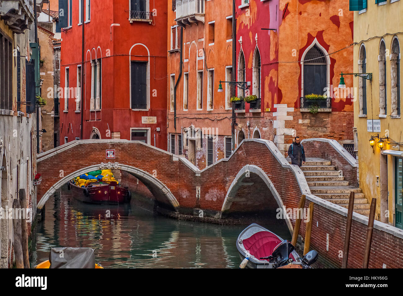 Italy Veneto Venice - Bridges - Sestiere Castello - Ponte del Paradiso ...