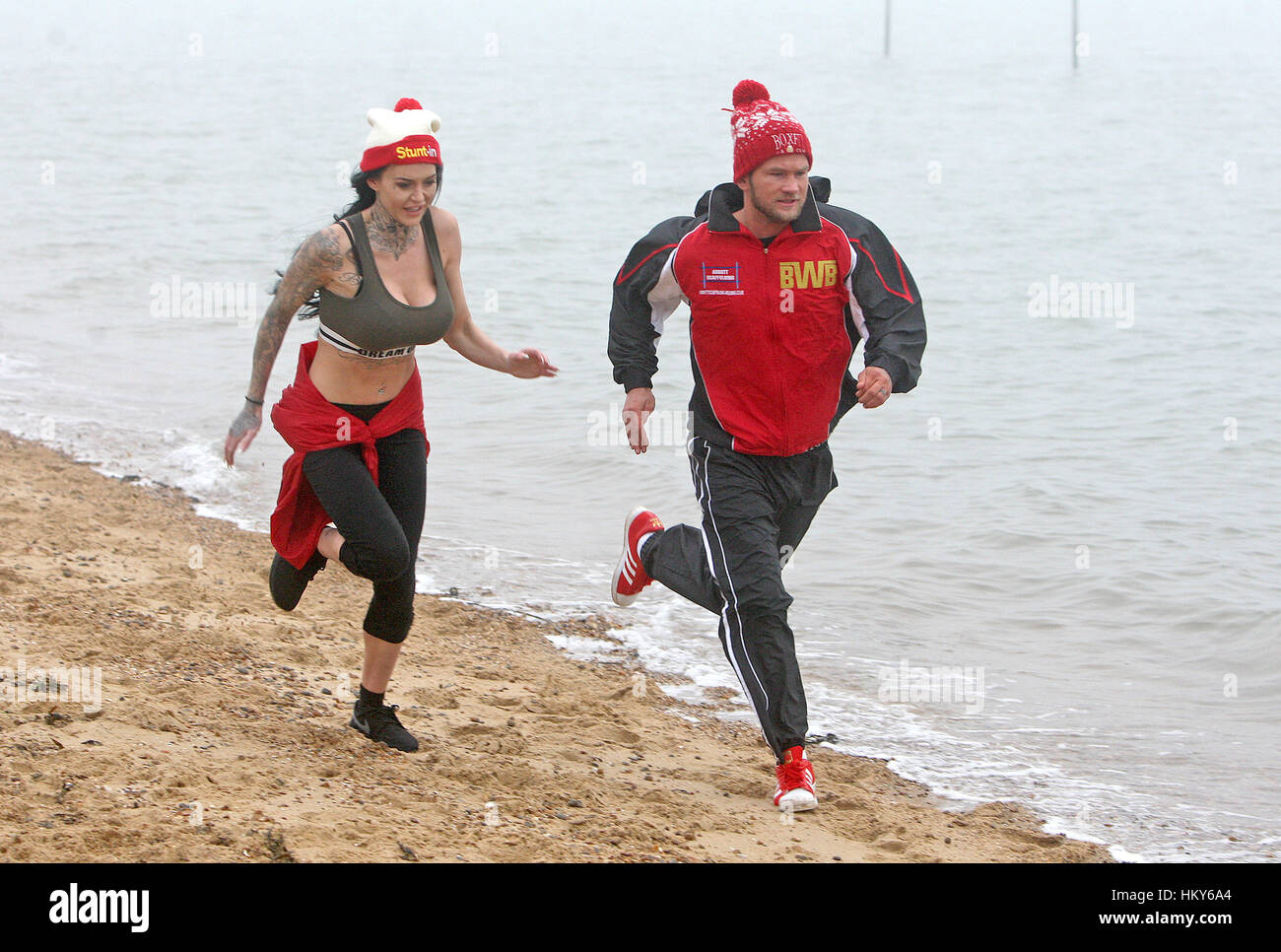 Robin Deakin, aka 'Britains Worst Boxer,' on a training run at ...