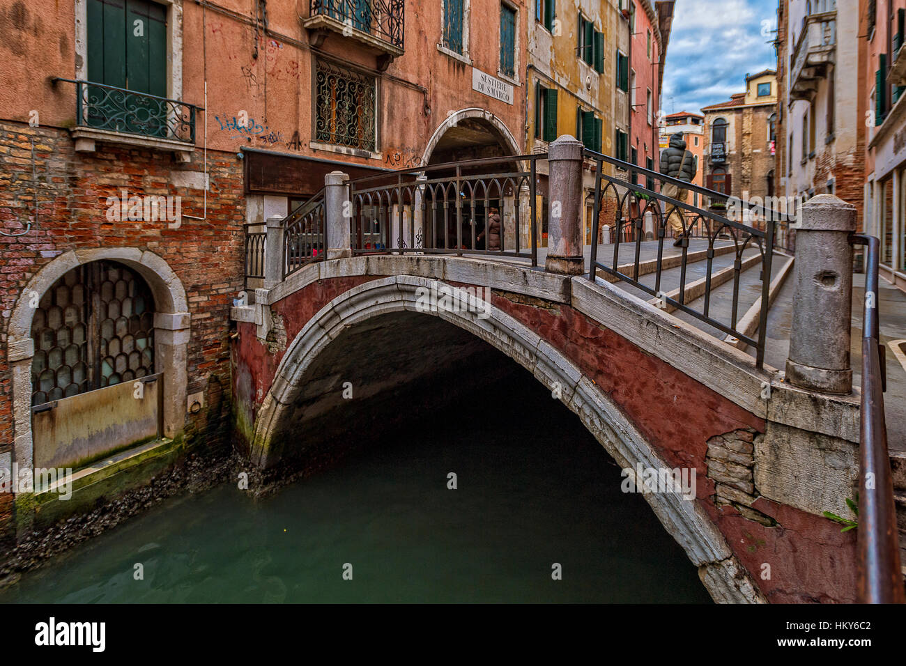 Italy Veneto Venice - Bridges - Sestiere Castello - Ponte S. Antonio ...