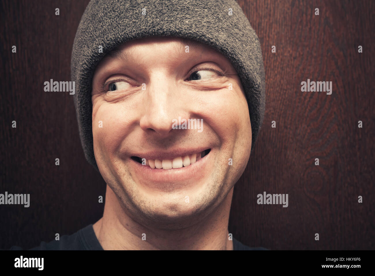 Hat over face hi-res stock photography and images - Alamy
