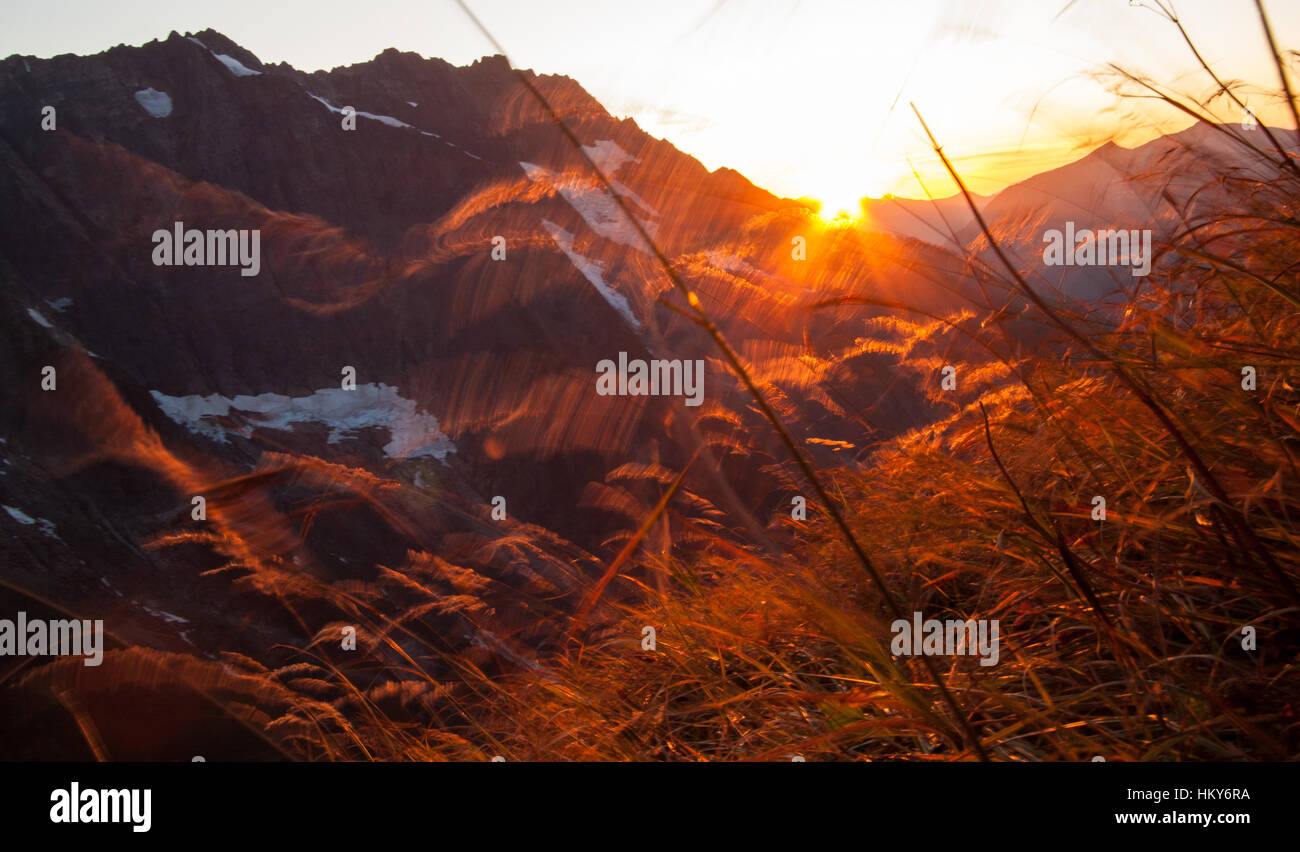 Cascades national park sunset hi-res stock photography and images - Alamy