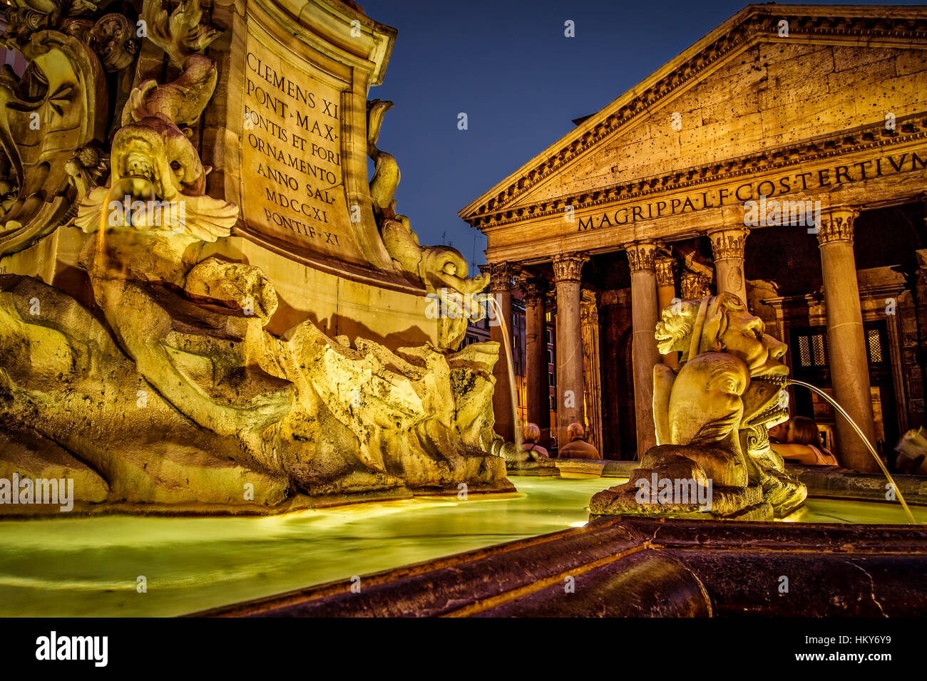 Parthenon at night Stock Photo - Alamy
