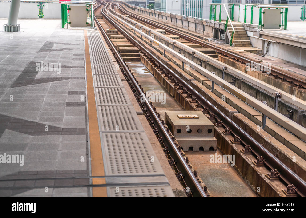 Electrical railway train station Stock Photo - Alamy