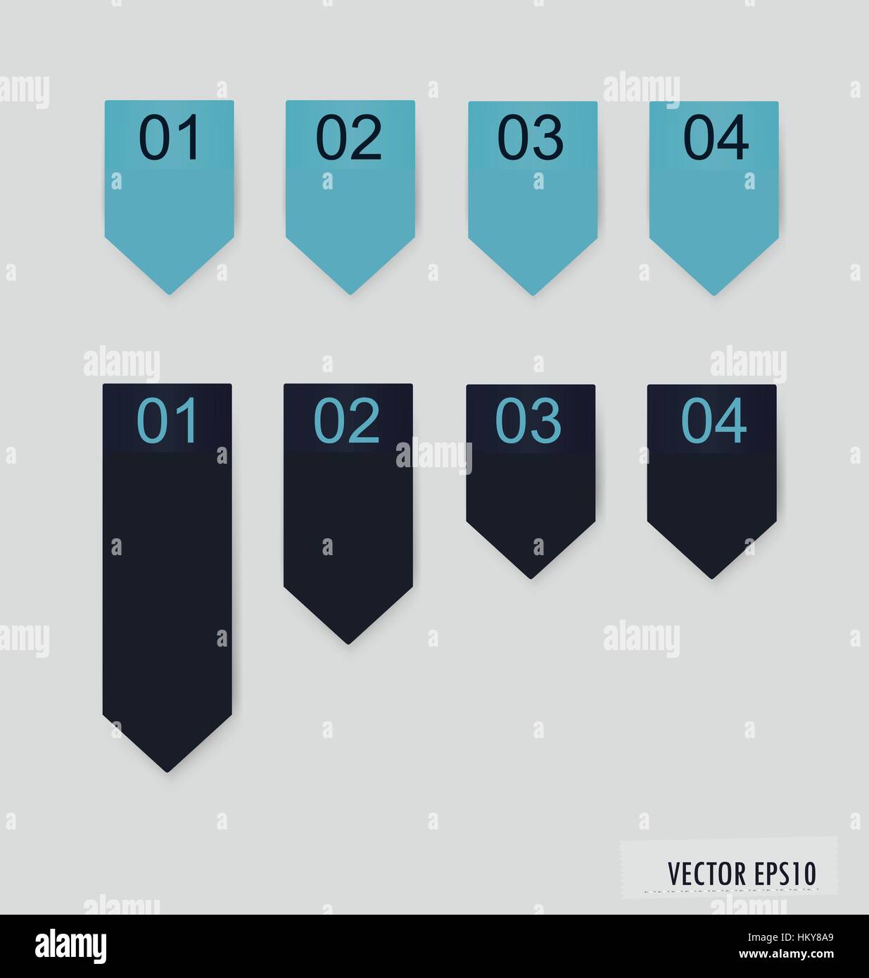 Set of labels with place for text. Vector illustration Stock Vector ...