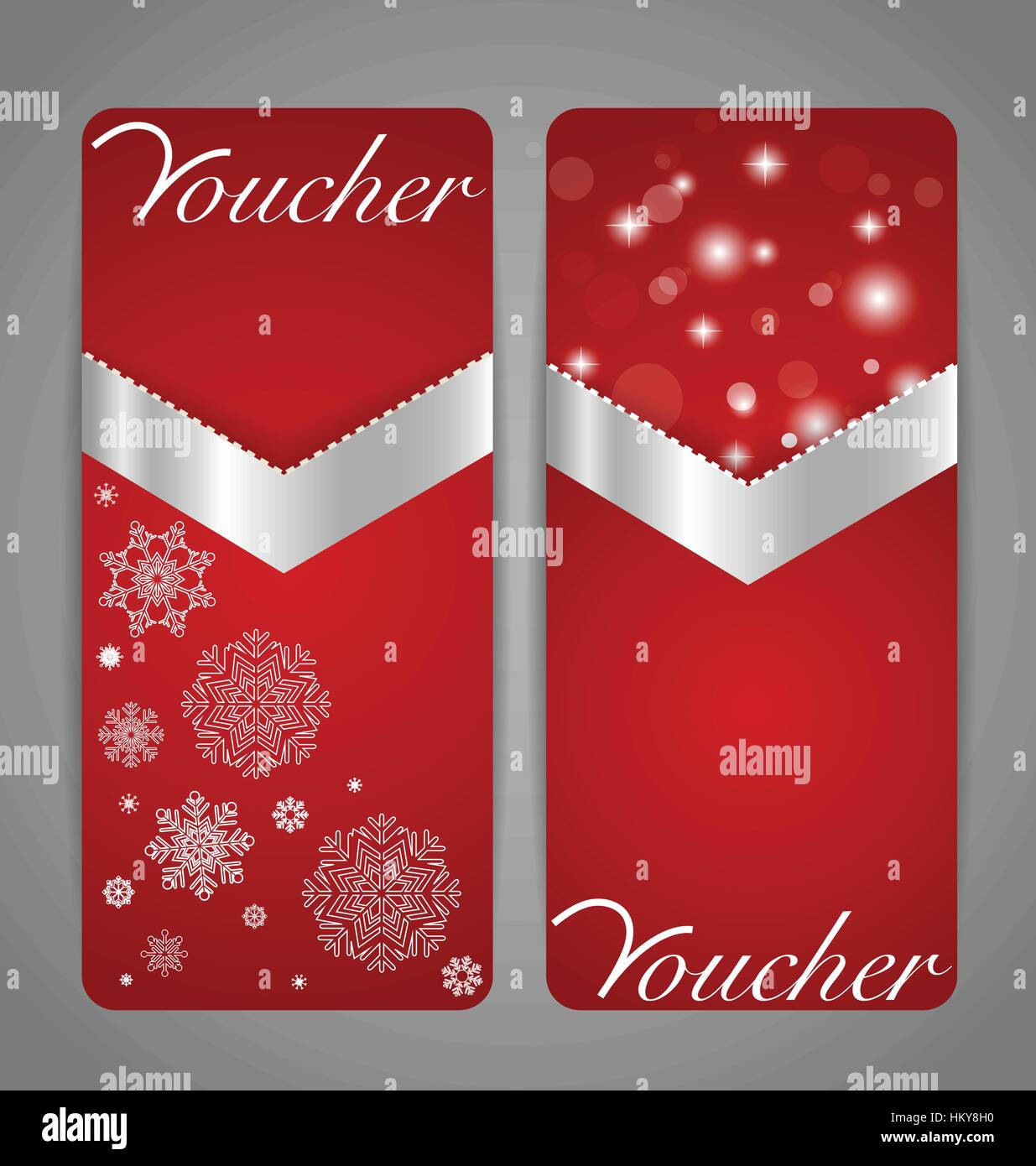 Gift coupon with gold ribbon. Vector illustration Stock Vector Image ...