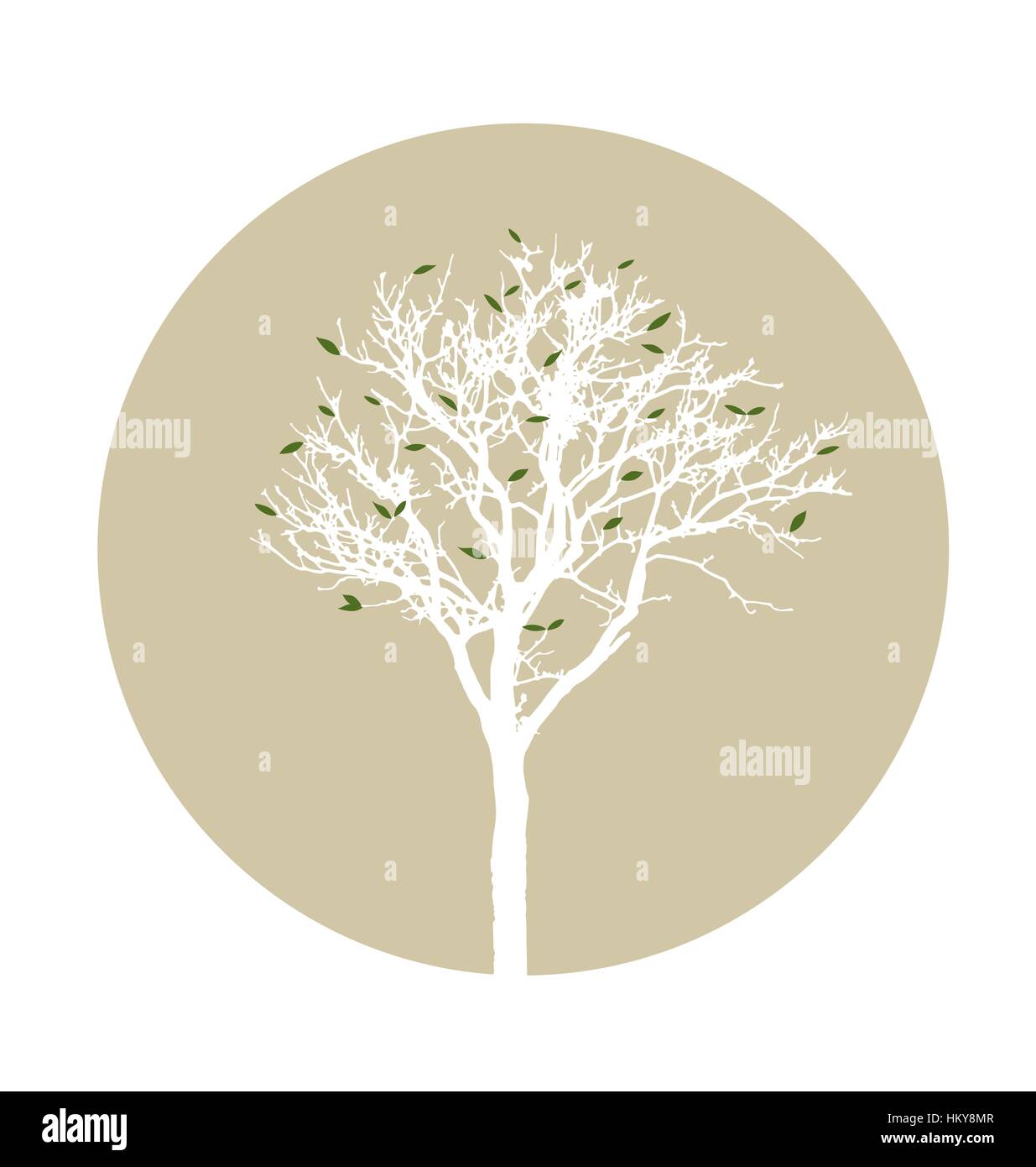 Abstract tree. Vector Illustration Stock Vector Image & Art - Alamy