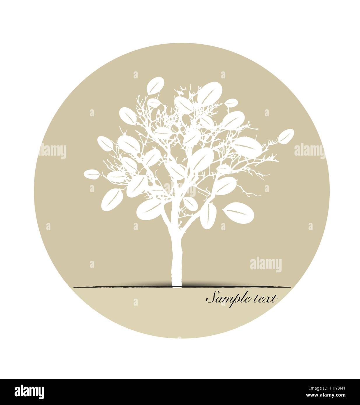 Abstract tree. Vector Illustration Stock Vector Image & Art - Alamy