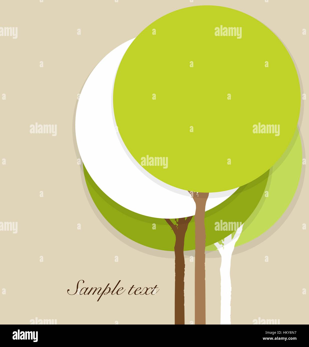 Abstract Tree. Vector illustration Stock Vector Image & Art - Alamy
