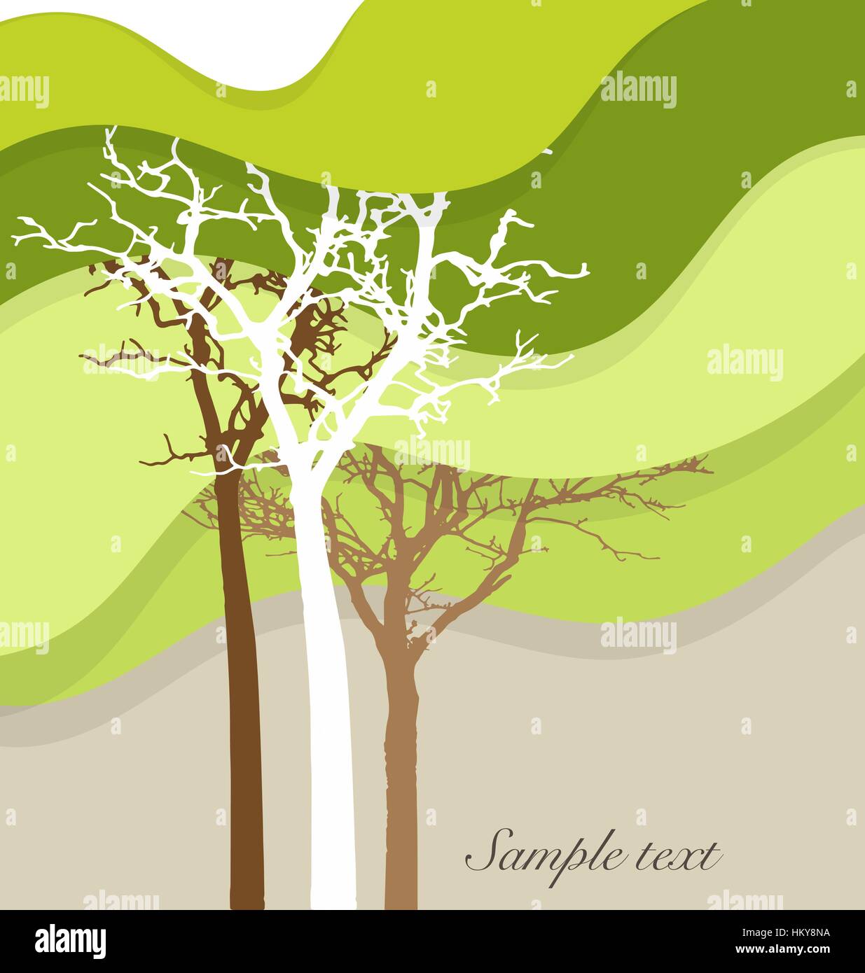 Abstract Tree. Vector illustration Stock Vector Image & Art - Alamy