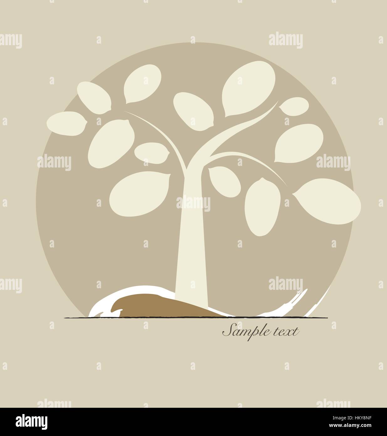 Abstract tree. Vector Illustration Stock Vector Image & Art - Alamy