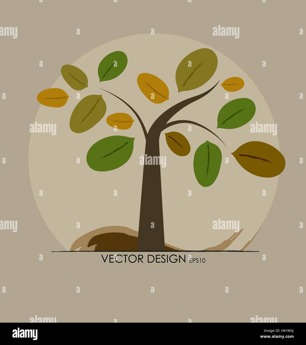 Abstract tree. Vector Illustration Stock Vector Image & Art - Alamy