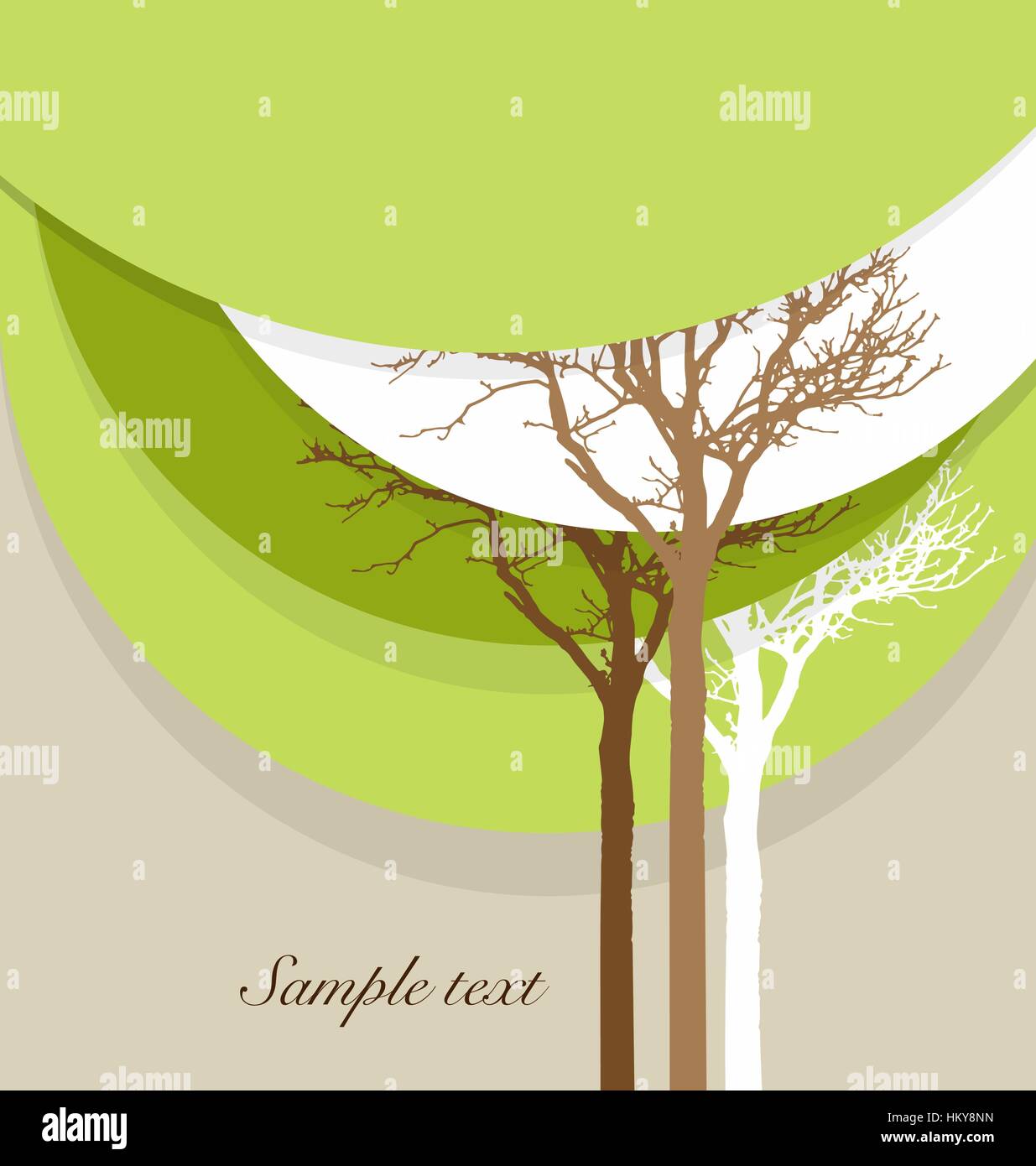 Abstract Tree. Vector illustration Stock Vector Image & Art - Alamy