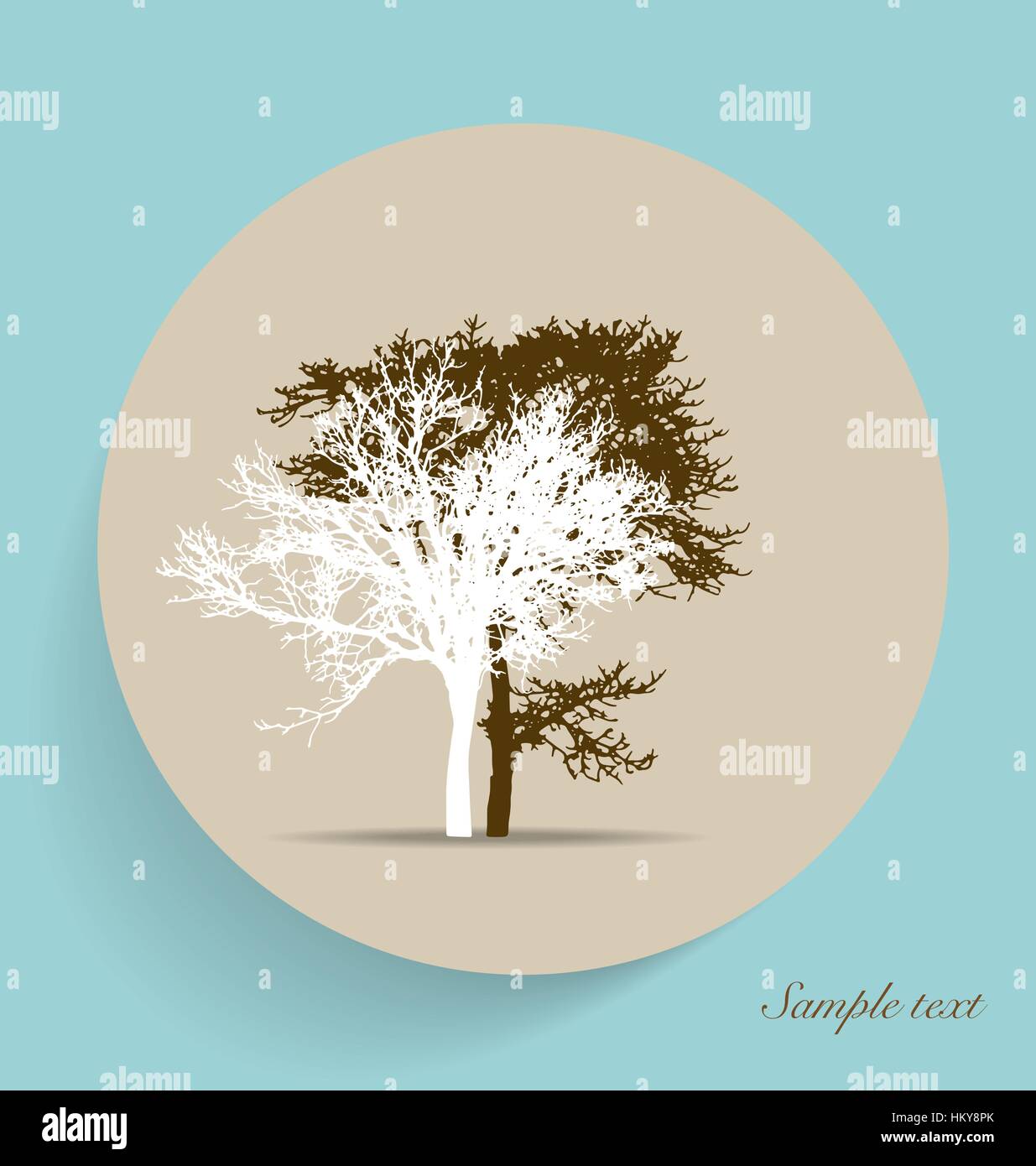 Abstract tree. Vector Illustration Stock Vector Image & Art - Alamy