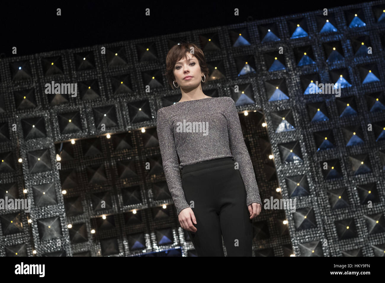 Spanish actress Anna Castillo during a rehearsal of the musical 'Drac ...