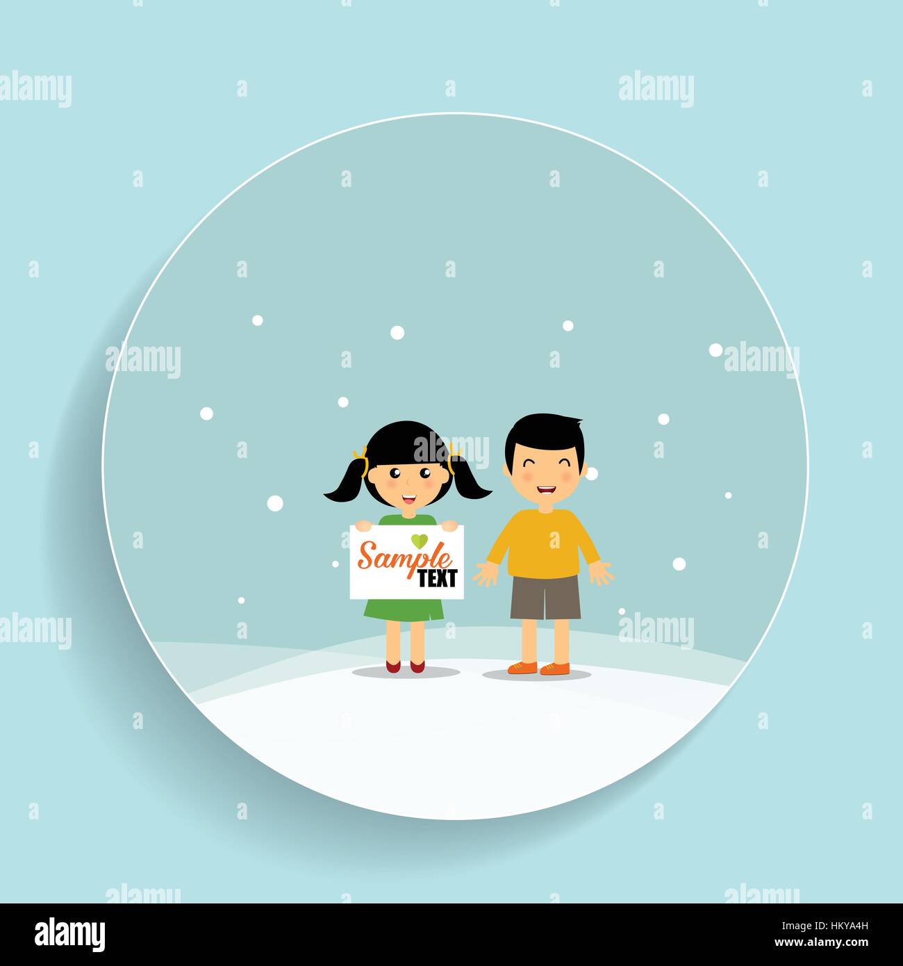 Cute children. Vector Illustration Stock Vector Image & Art - Alamy