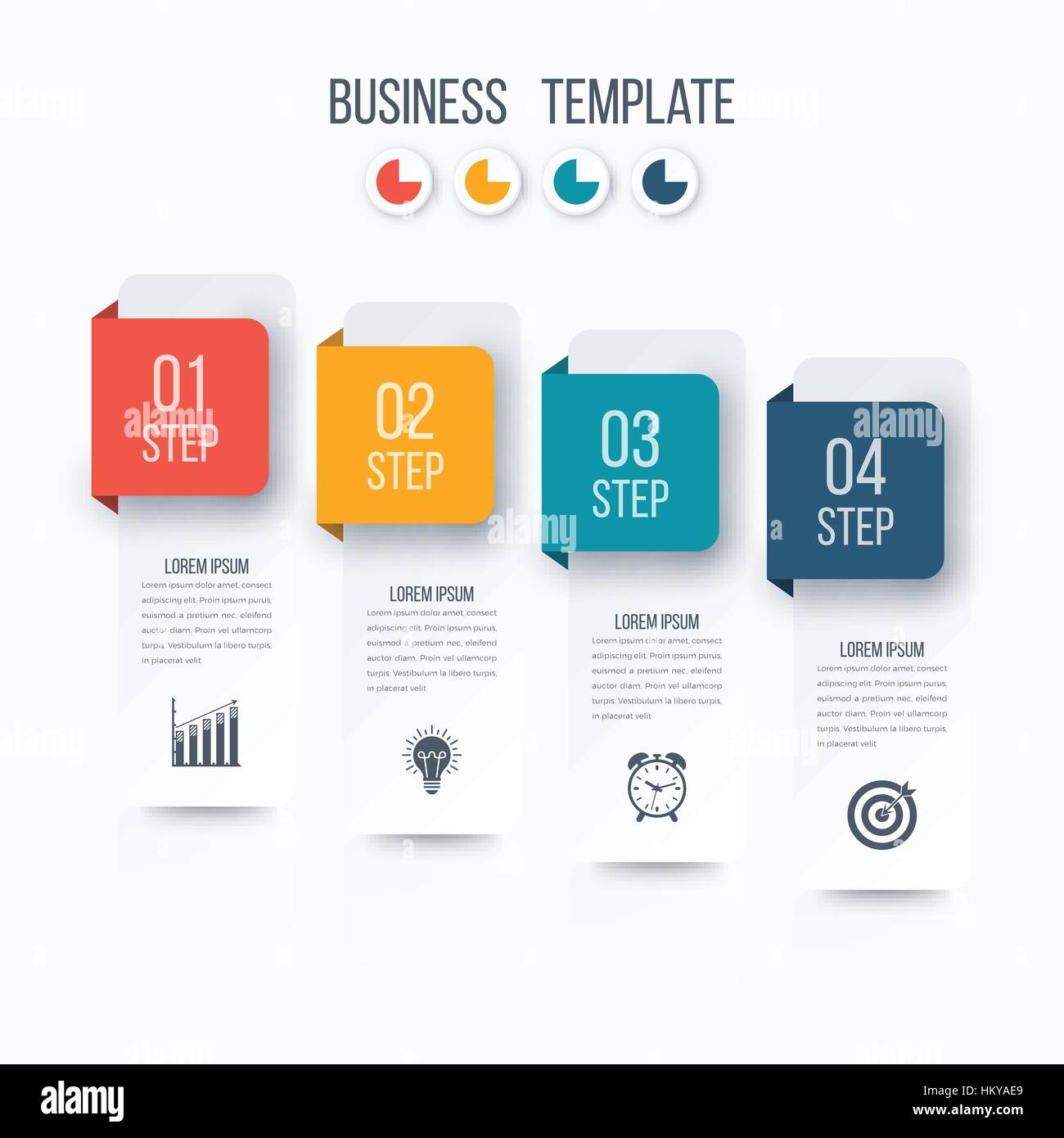 Vector illustration infographics four options Stock Vector Image & Art ...