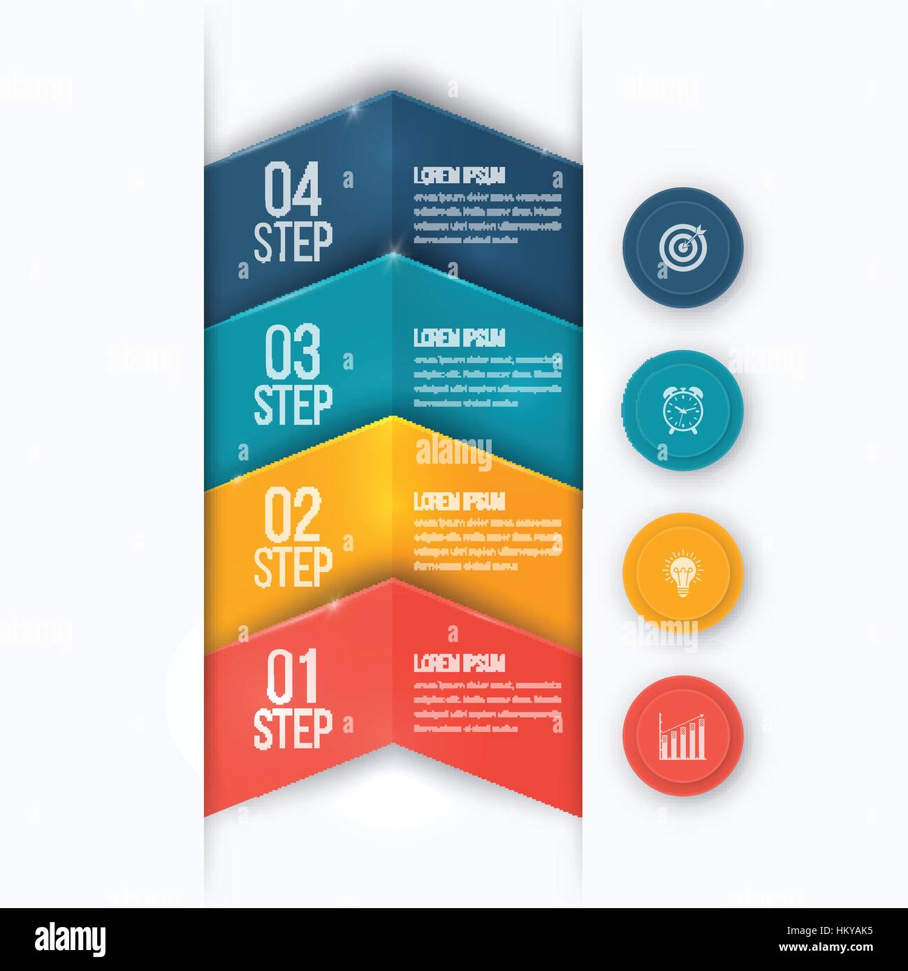 Business project template with arrows Stock Vector Image & Art - Alamy