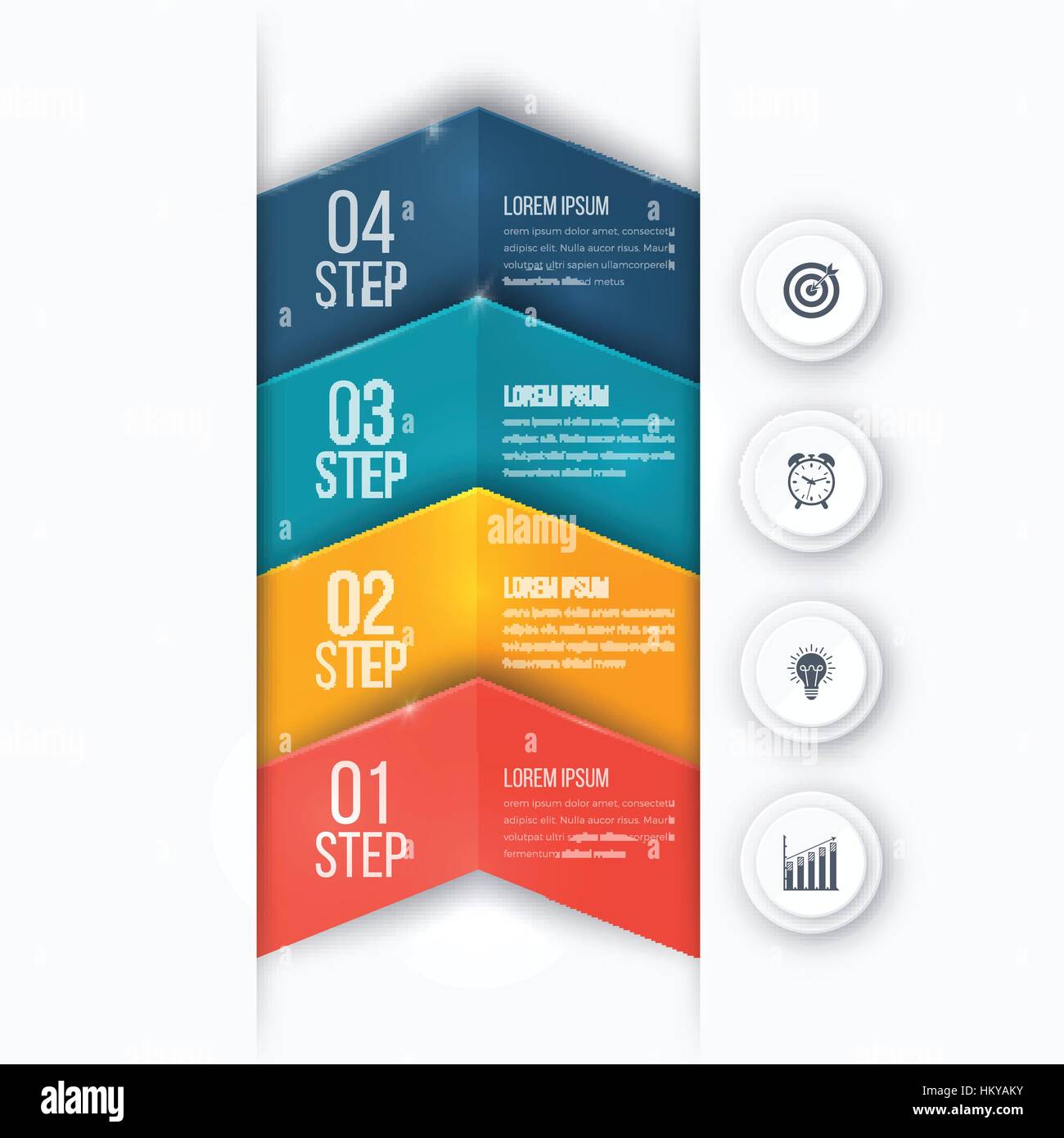 Business project template with arrows Stock Vector Image & Art - Alamy