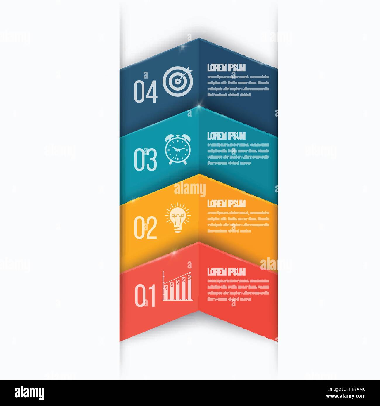 Business project template with arrows Stock Vector Image & Art - Alamy