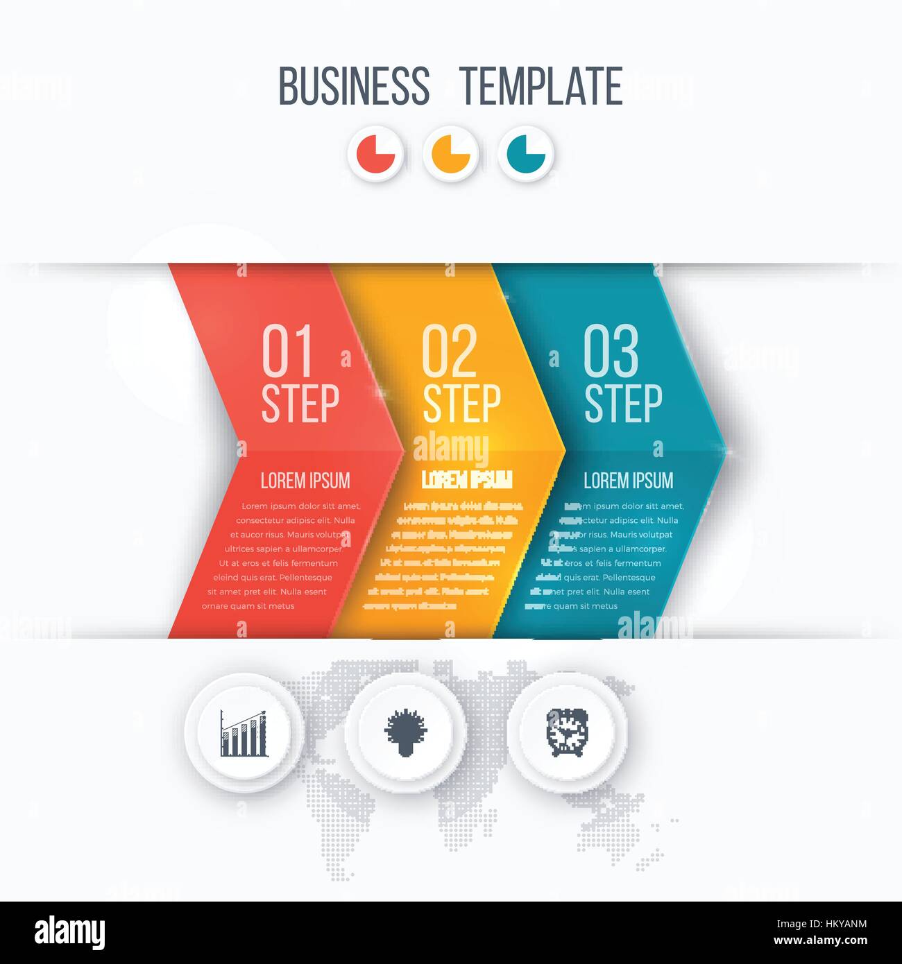 Business project template with arrows Stock Vector Image & Art - Alamy