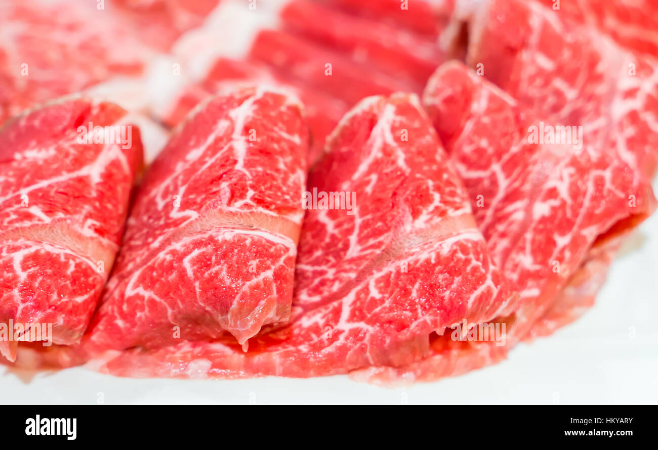 Raw fresh beef Stock Photo - Alamy