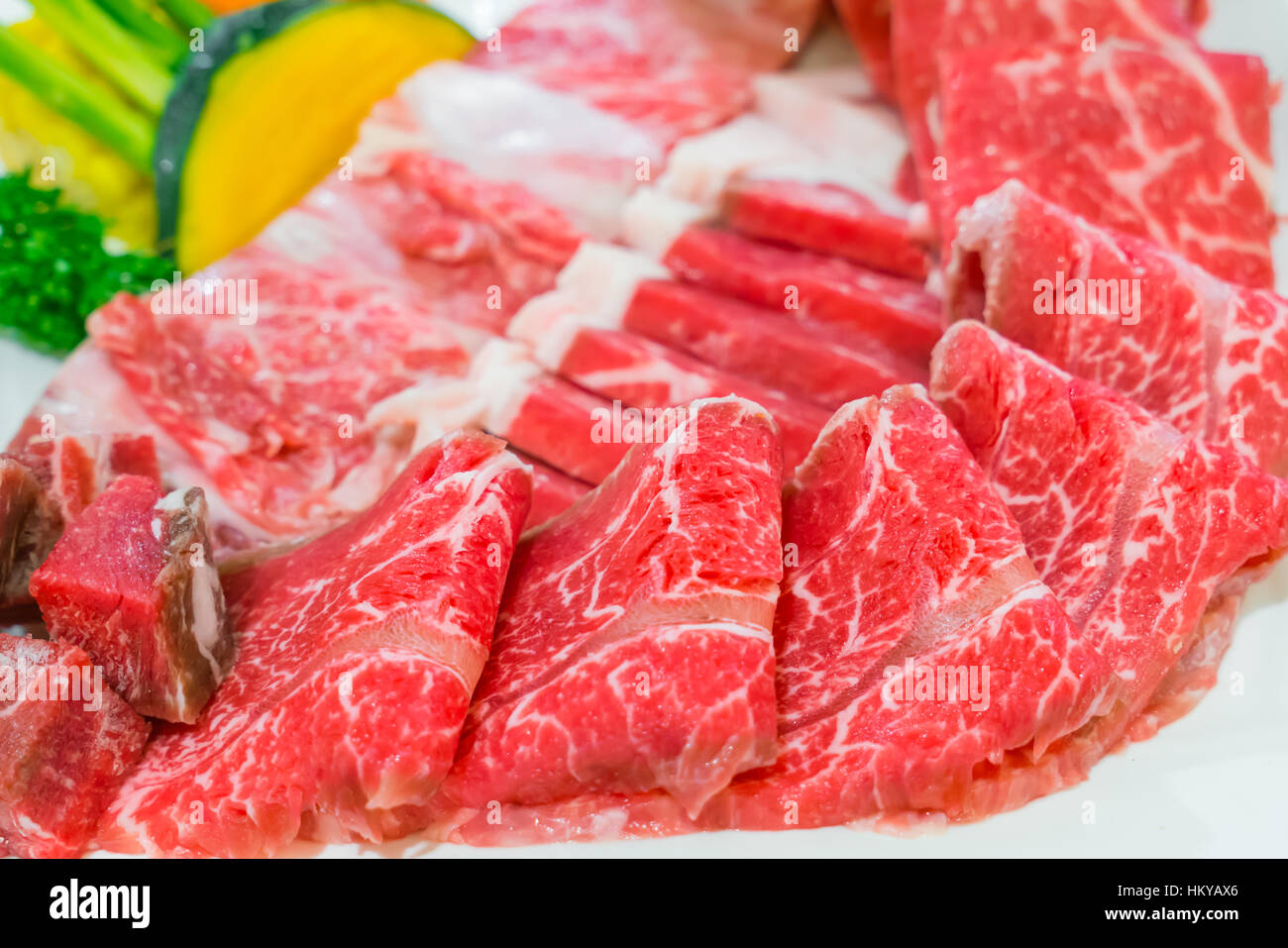 Raw fresh beef Stock Photo - Alamy