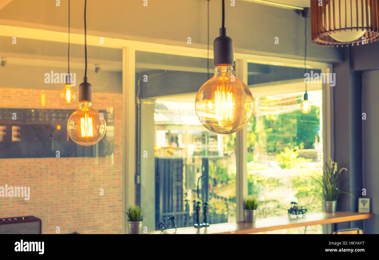 Vintage Lighting decor ( Filtered image processed vintage effect Stock ...