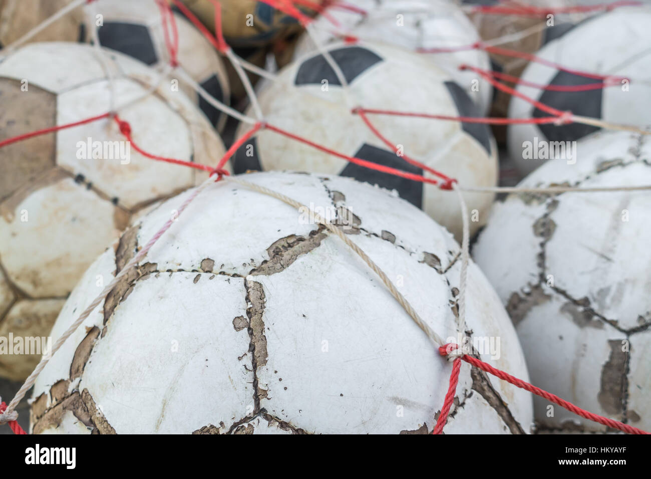 Ripped up football hi-res stock photography and images - Alamy