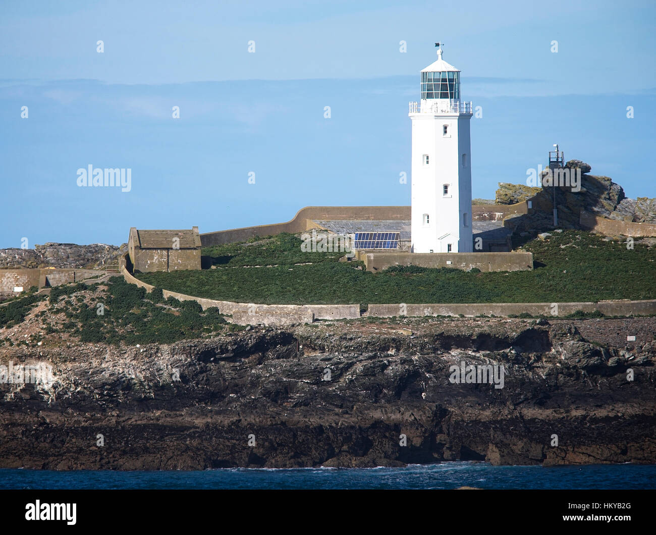 Godrevy Lighthouse, Godrevy Island, Cornwall, England, UK Stock Photo ...