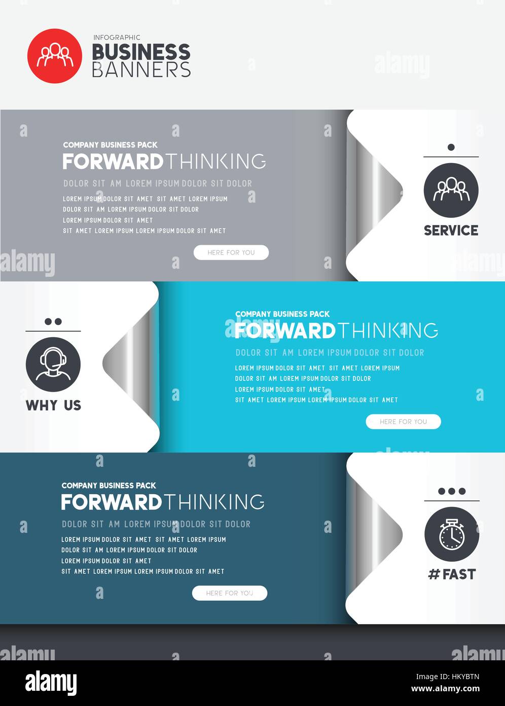 Business infographic elements with room for layout and text. Vector ...