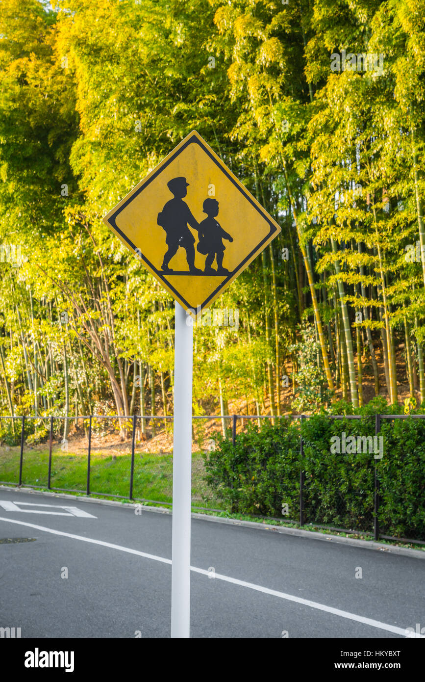 Road sign - Watch out for children Stock Photo - Alamy