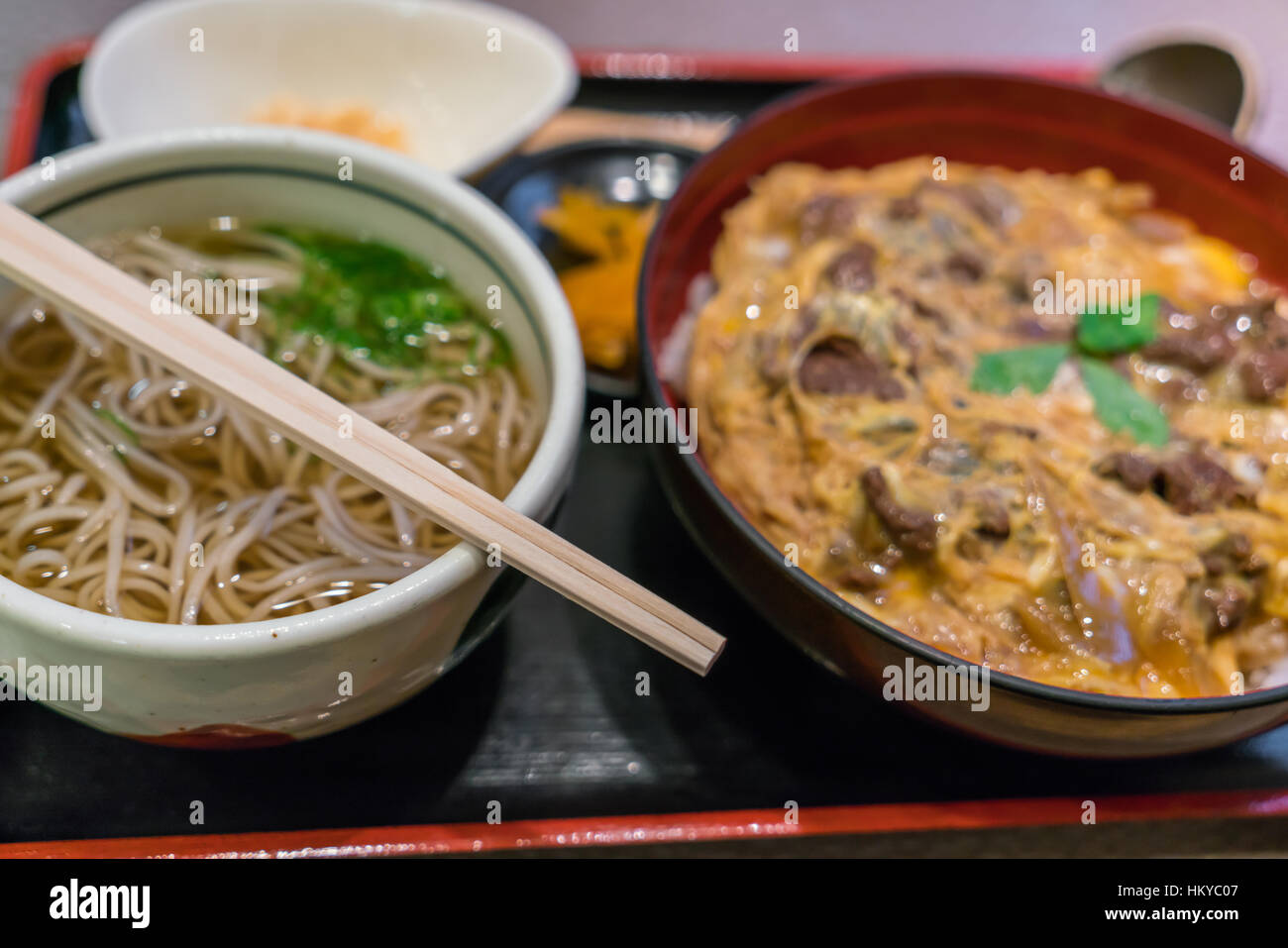 Japanese ramen noodle on table Stock Photo - Alamy