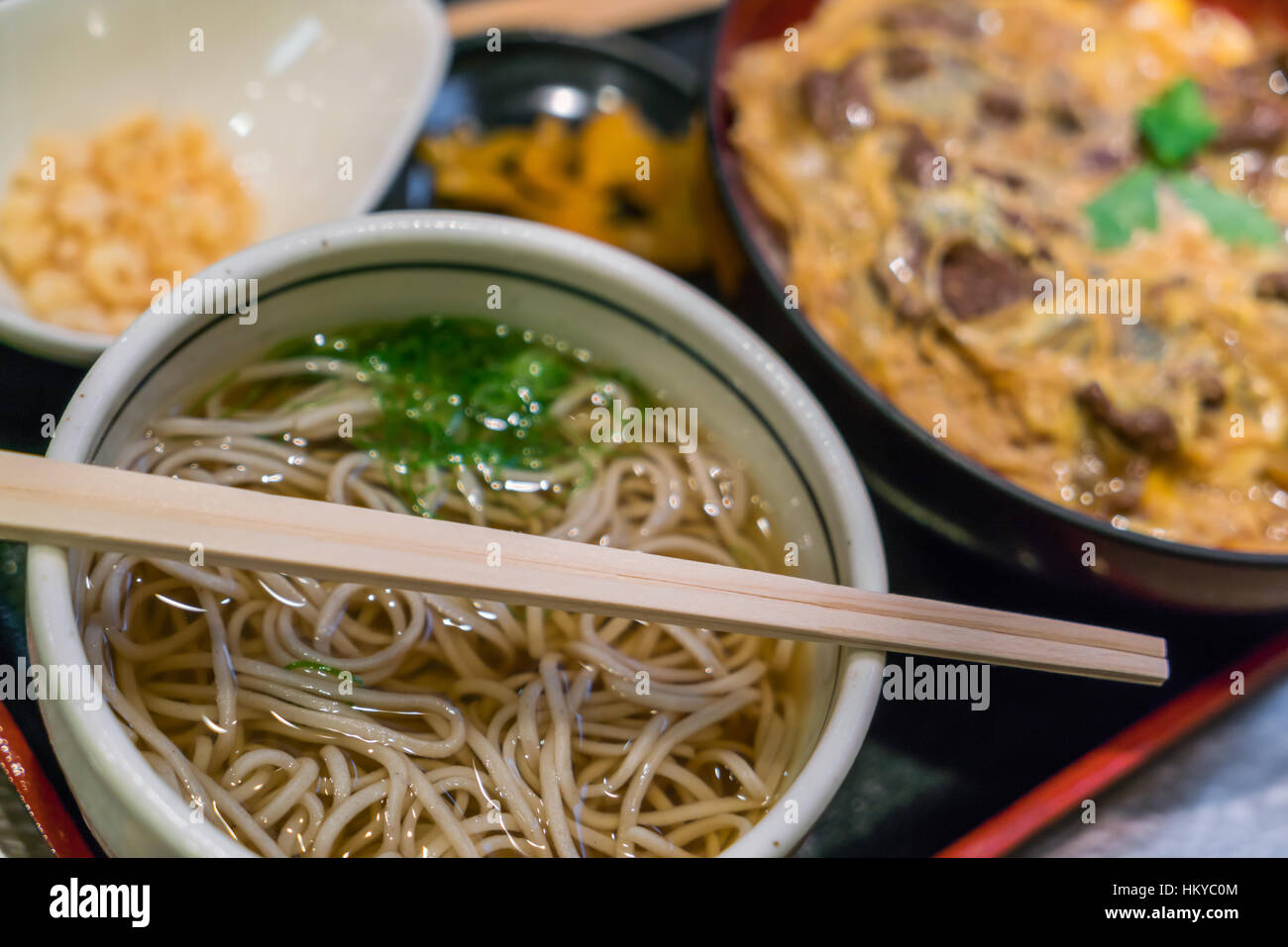Japanese ramen noodle on table Stock Photo - Alamy