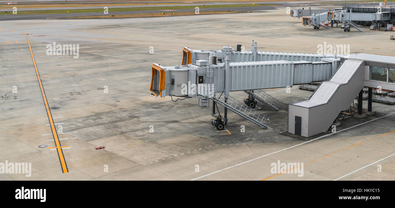 Airport terminal boarding gate Stock Photo - Alamy