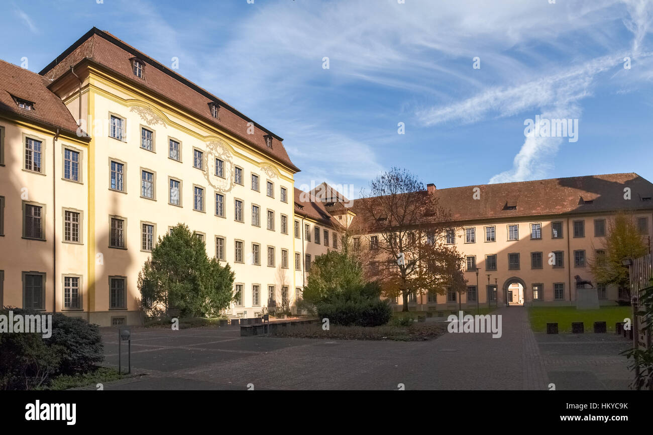 Weingarten, Germany - november 2, 2014: Abbey Benedictine monastery on ...