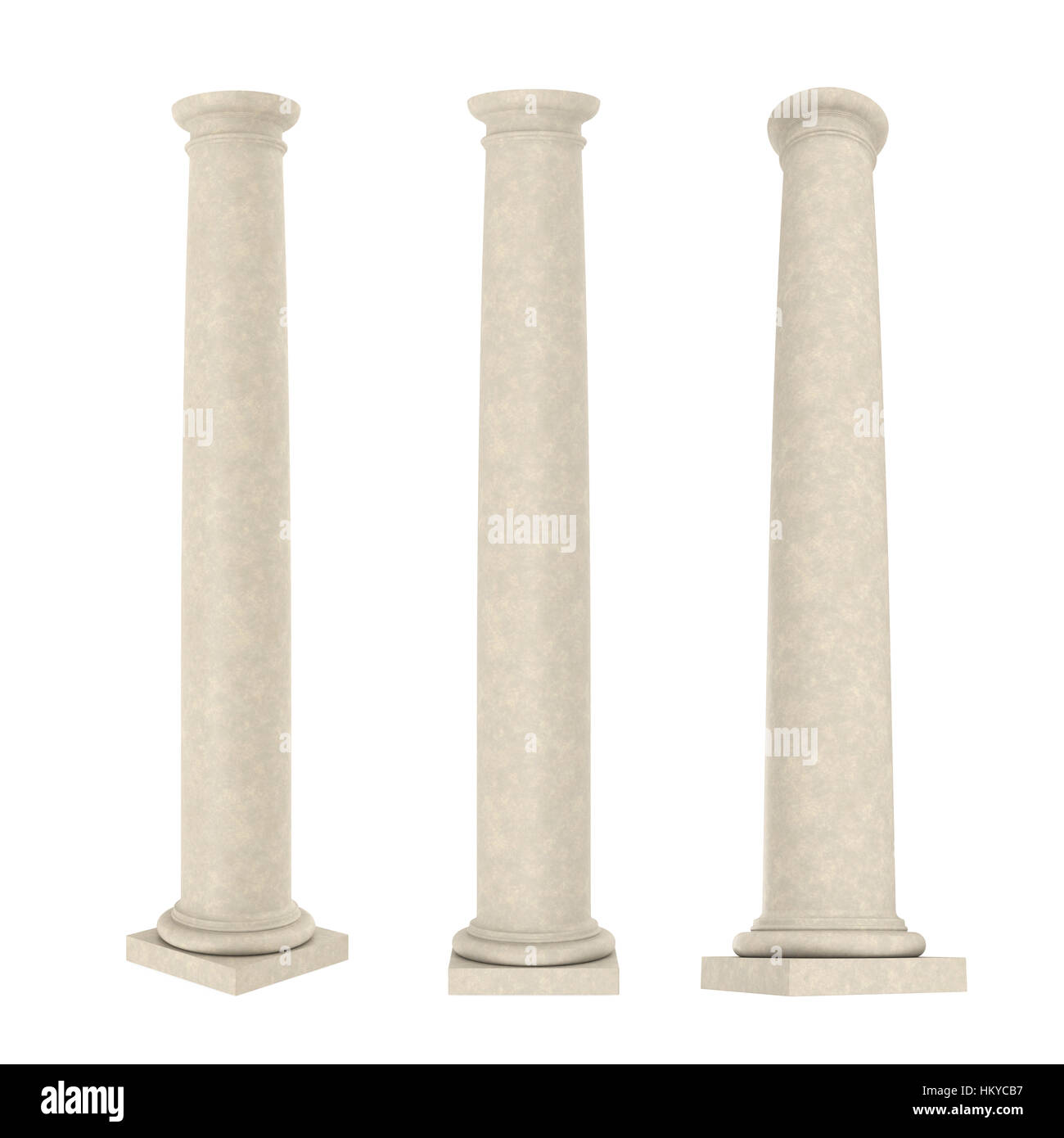 Classic Columns Isolated Stock Photo - Alamy