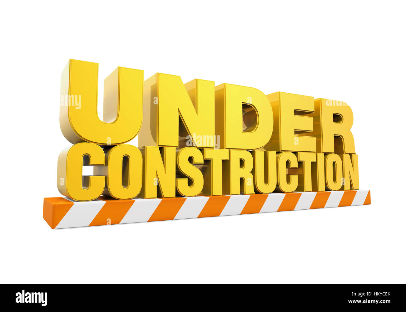 Under Construction Sign Stock Photo - Alamy