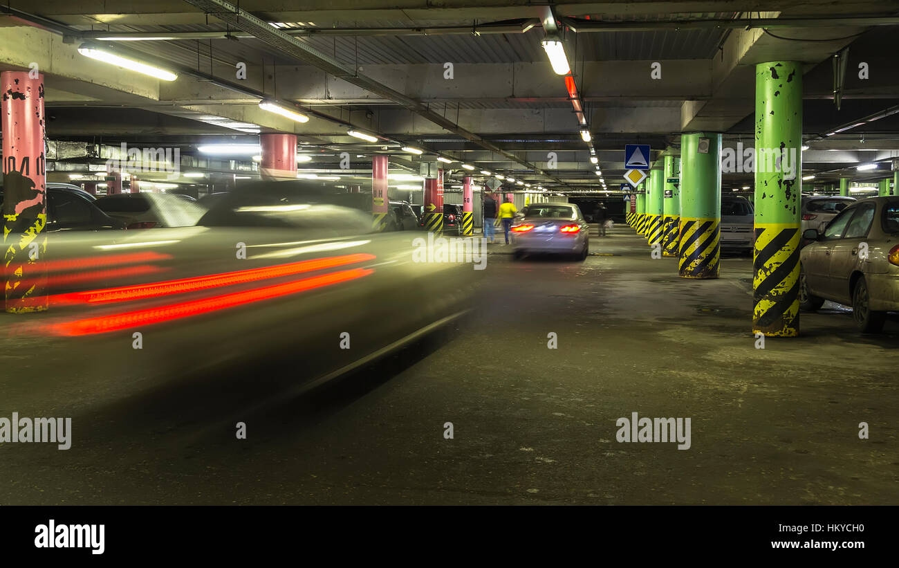 Entrance underground parking lot cars hi-res stock photography and ...