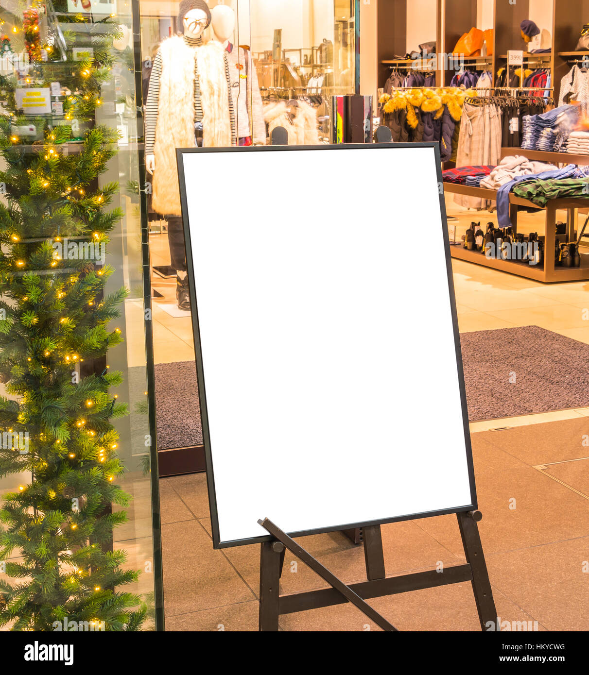 Empty sign in the street and shopping mall Stock Photo - Alamy