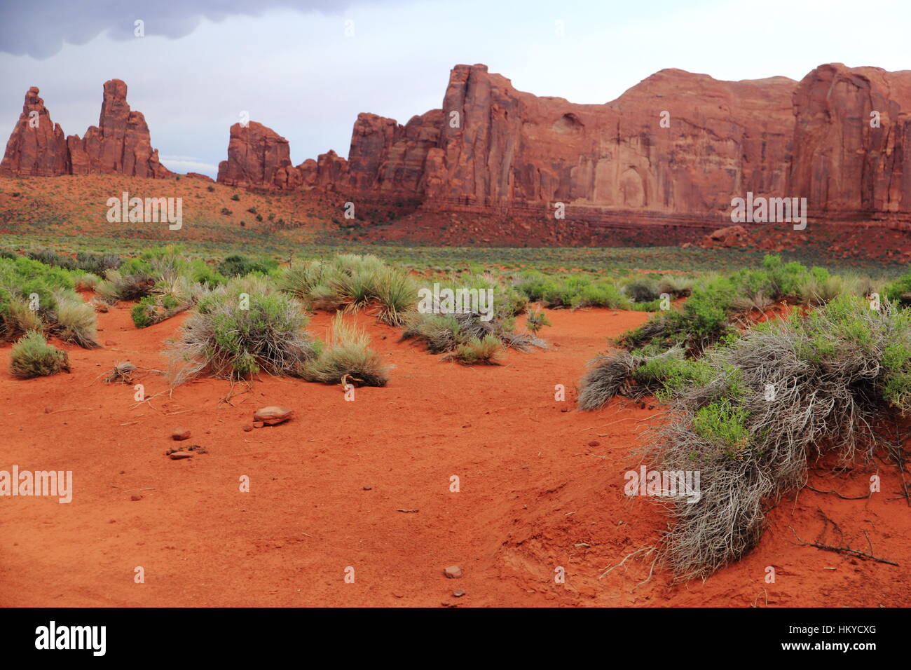 Storm Clouds over Monument Valley Stock Photo - Alamy