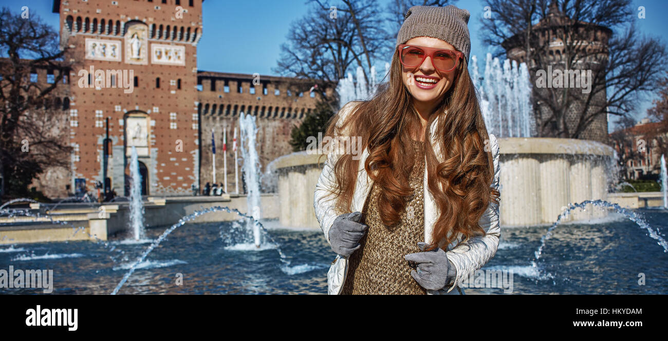 Italy milan portrait smiling hi-res stock photography and images - Alamy