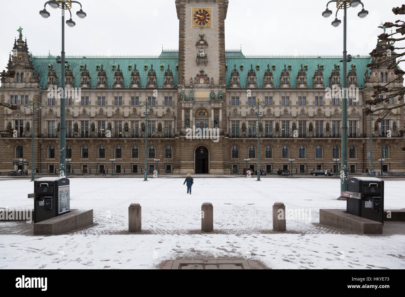Hamburg (Deutschland) - Rathaus Palace Stock Photo - Alamy