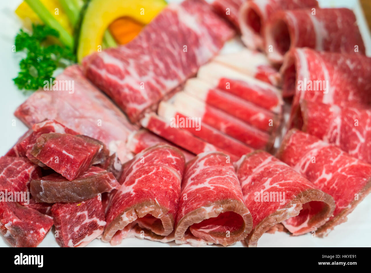 Raw fresh beef Stock Photo - Alamy